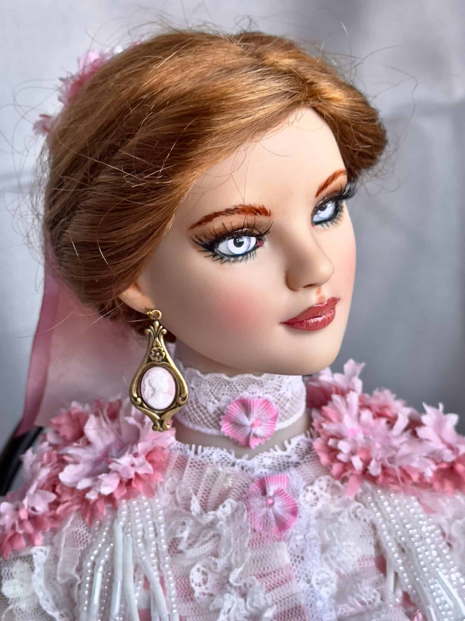 Victorian Leisure 22" 1867 At Home Toilette (SOLD) - Kathleen Hill ...